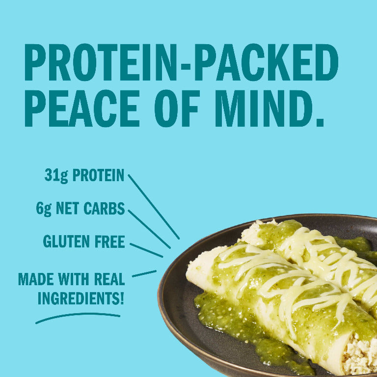 Chicken Enchiladas | Keto Enchiladas | Frozen Enchiladas – Real Good Foods