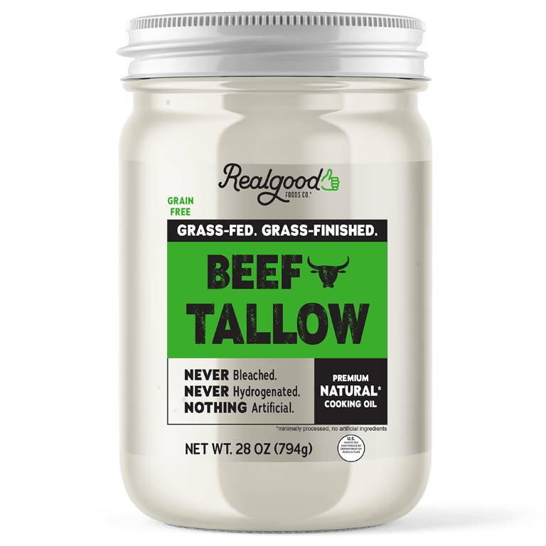 American Grassfed & Finished Beef Tallow | Premium Natural Cooking Oil ...