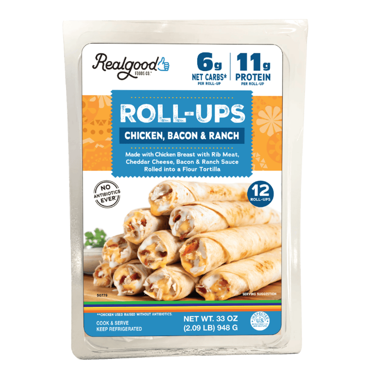 Chicken Bacon Ranch Rollups – Real Good Foods