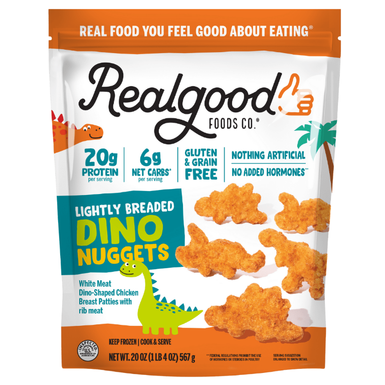 Gluten-Free Dino Chicken Nuggets | Best Frozen Chicken Nuggets – Real ...