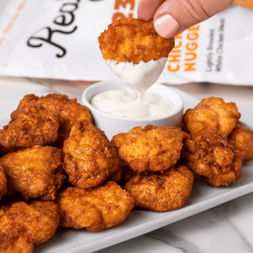 Gluten-Free Chicken Nuggets 2.25lb Bag | Best Frozen Chicken Nuggets – Real Good Foods
