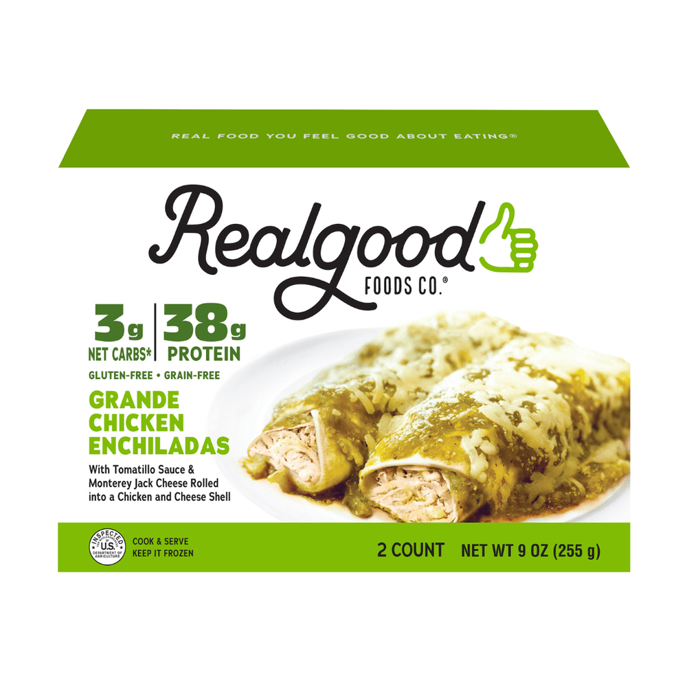 Chicken Enchiladas | Keto Enchiladas | Frozen Enchiladas – Real Good Foods