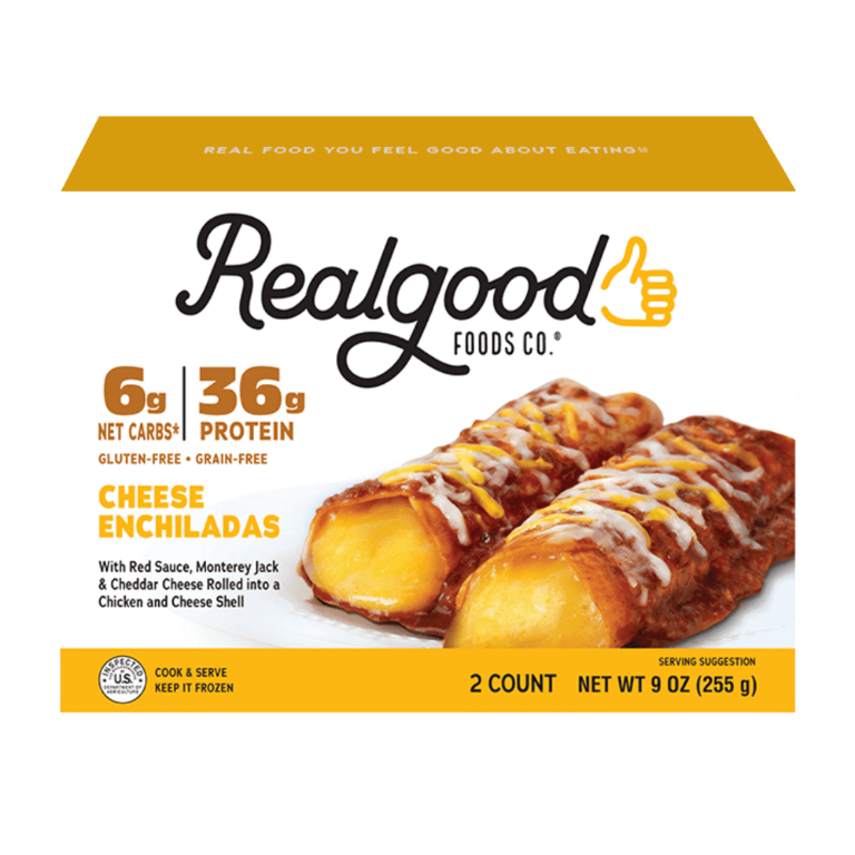 Frozen Cheese Enchiladas | Frozen Mexican Dinners – Real Good Foods