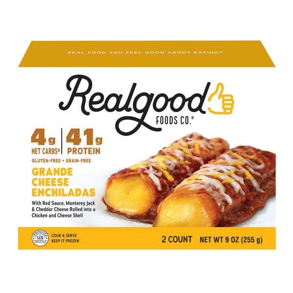 Frozen Cheese Enchiladas | Frozen Mexican Dinners – Real Good Foods
